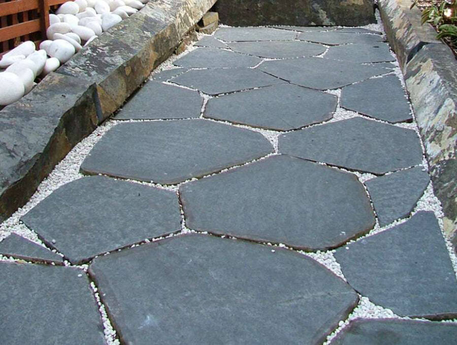 basalt-hexagon-install-pathway-large | Stone Supply Studio
